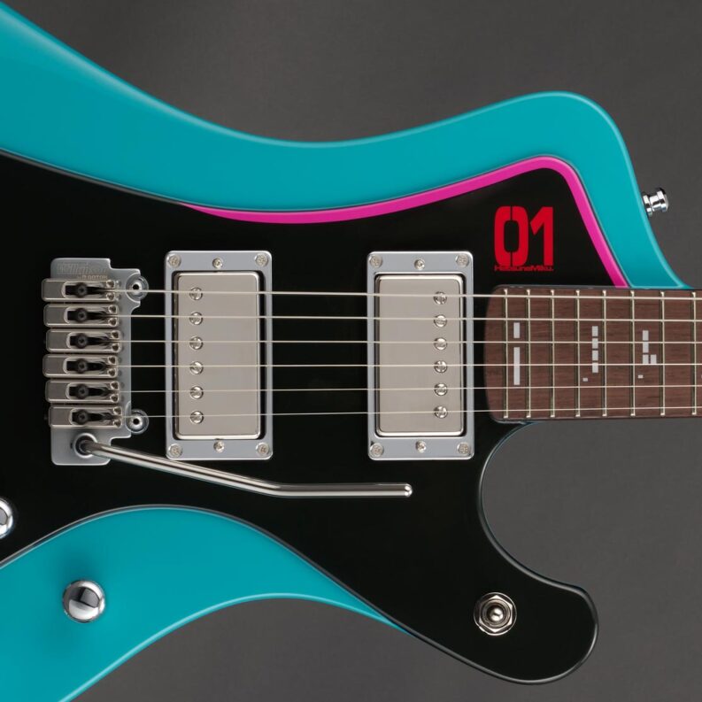 【ギタータウン】初音ミク シグネチャーモデル ESP STREAM-Miku-Custom 発売