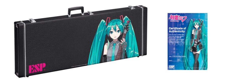 【ギタータウン】初音ミク シグネチャーモデル ESP STREAM-Miku-Custom 発売